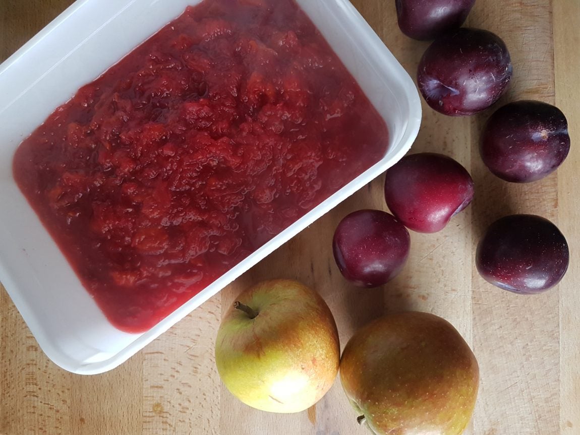 Plum and Apple Compote Breakfast Recipe - My Gluten Free Guide