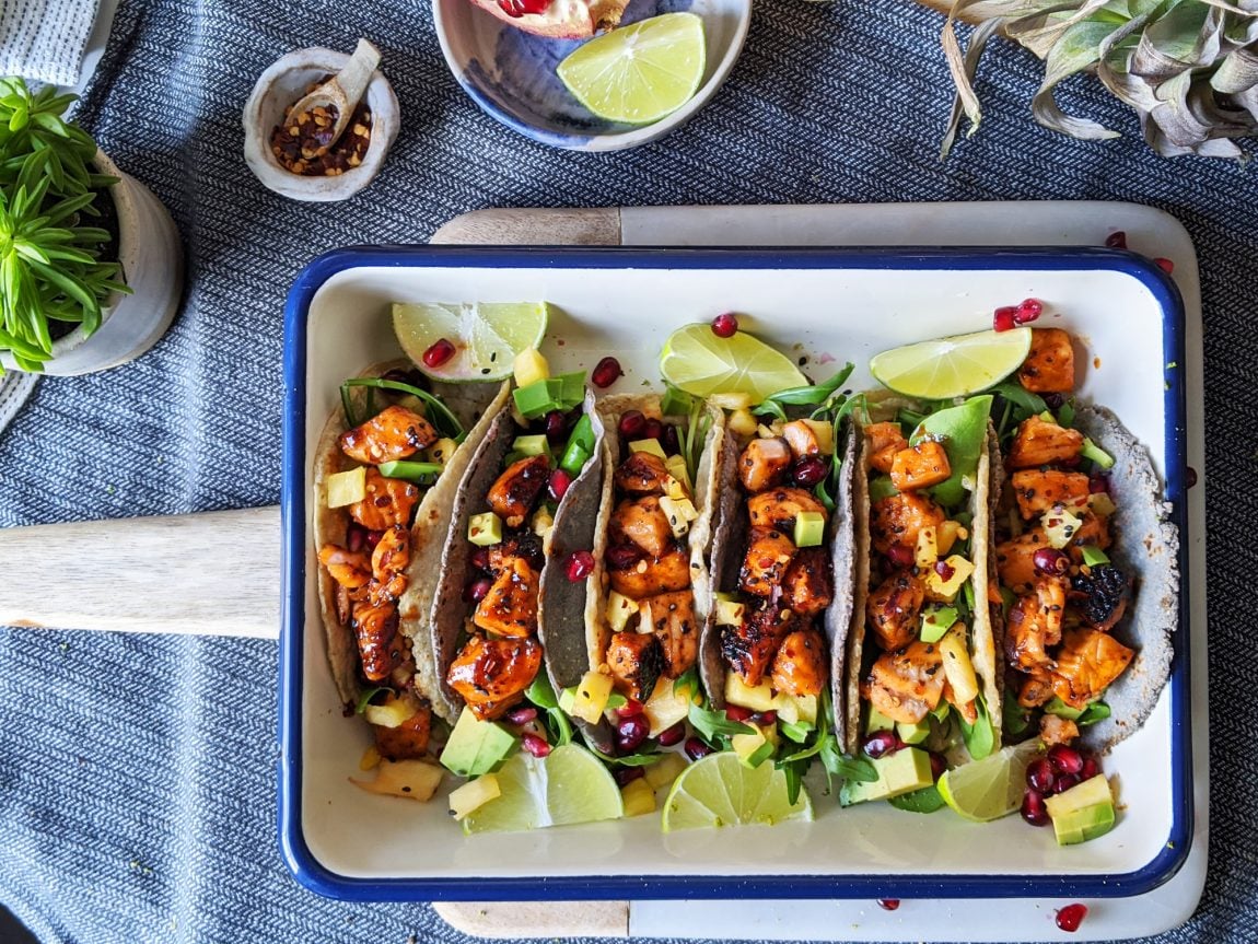 Delicious Maple Glazed Salmon Tacos Recipe - My Gluten Free Guide