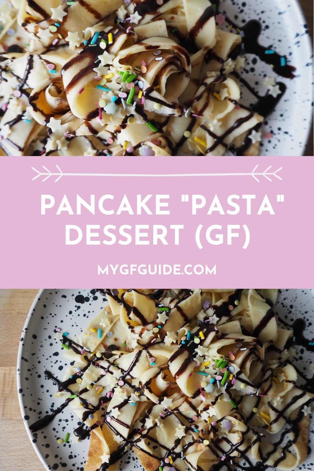 Gluten Free Pancake "Pasta" Dessert - My Gluten Free Guide
