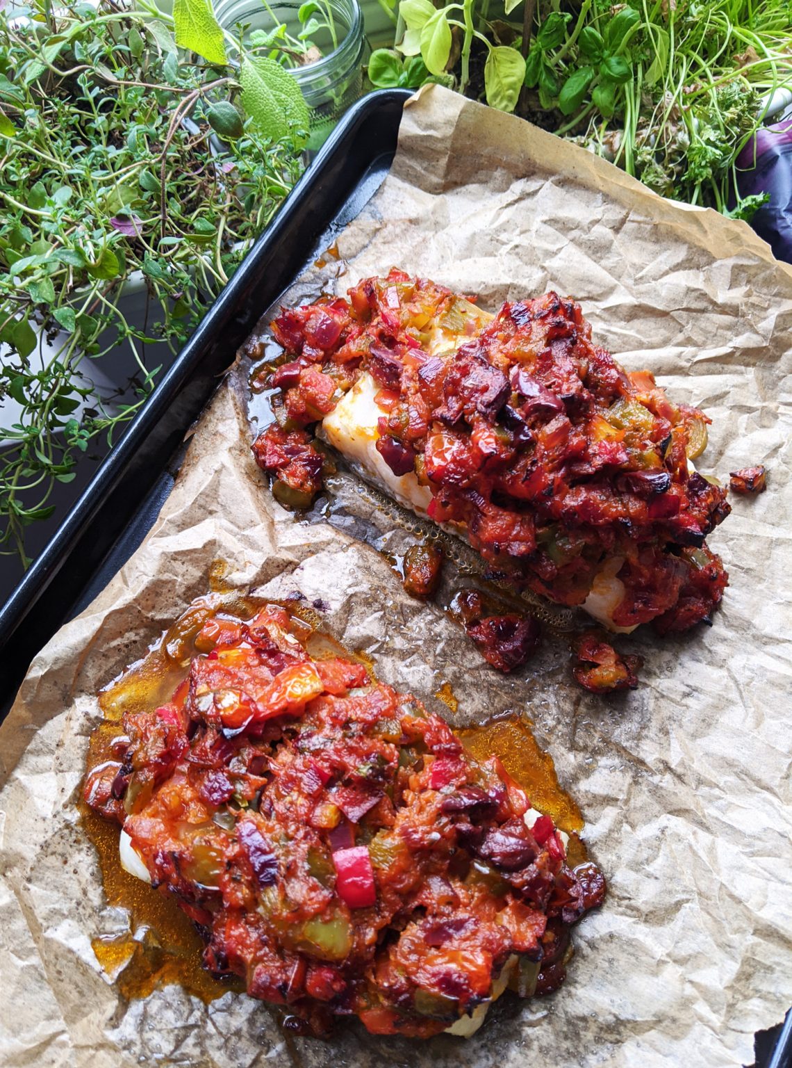 Mediterranean Baked Cod Recipe (GF, DF) - My Gluten Free Guide