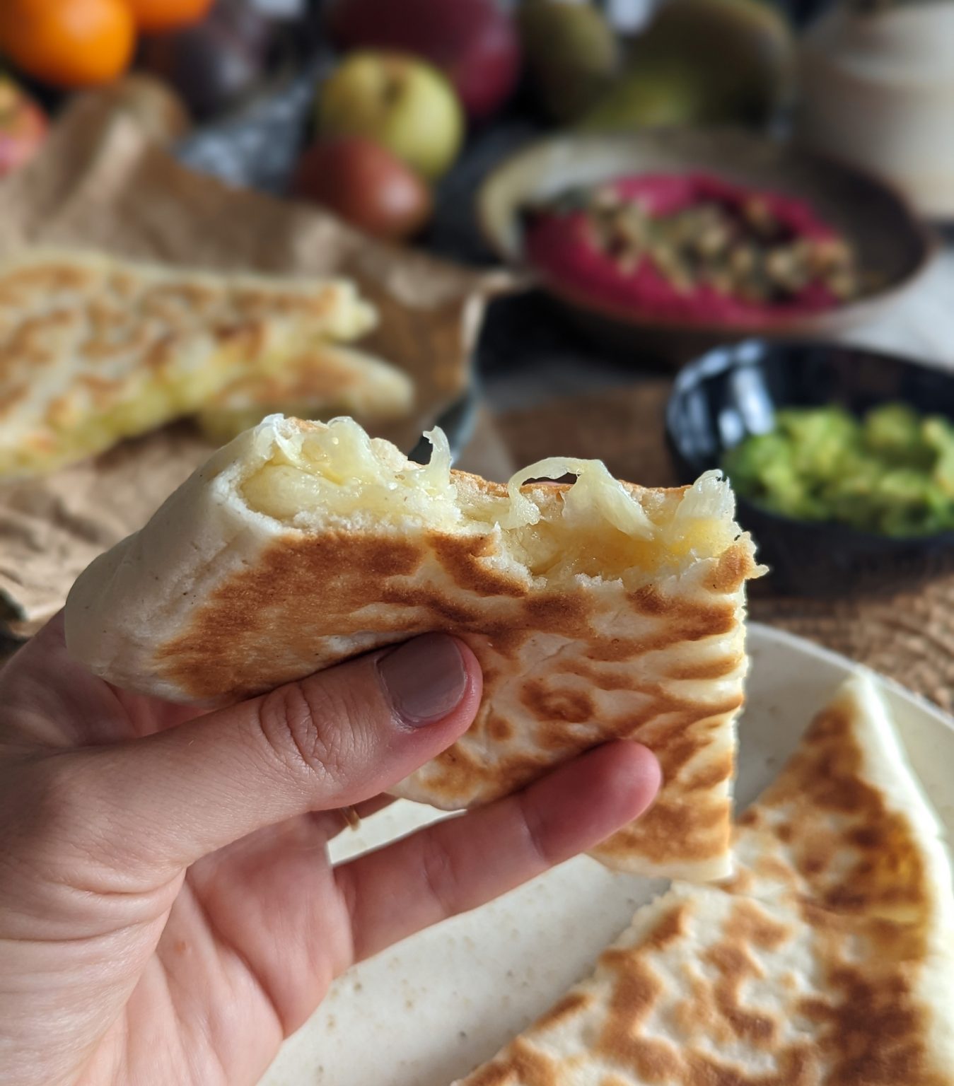 15 Minute Gluten Free Stuffed Flatbread