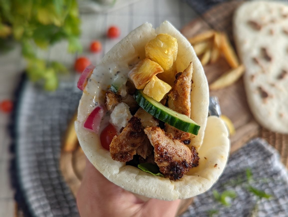 Gluten Free Greek Chicken Gyros