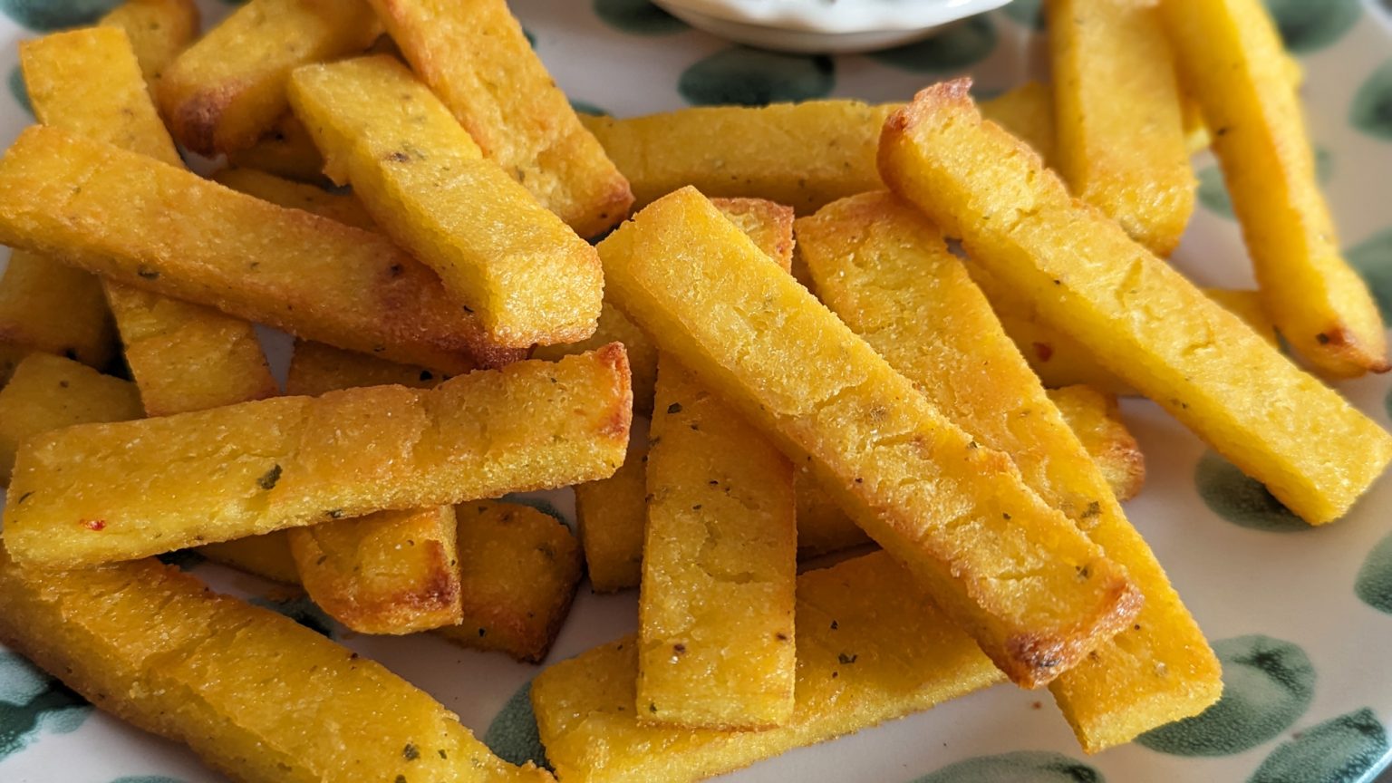 Polenta Chips (GF) - Baked, Fried or Air Fried