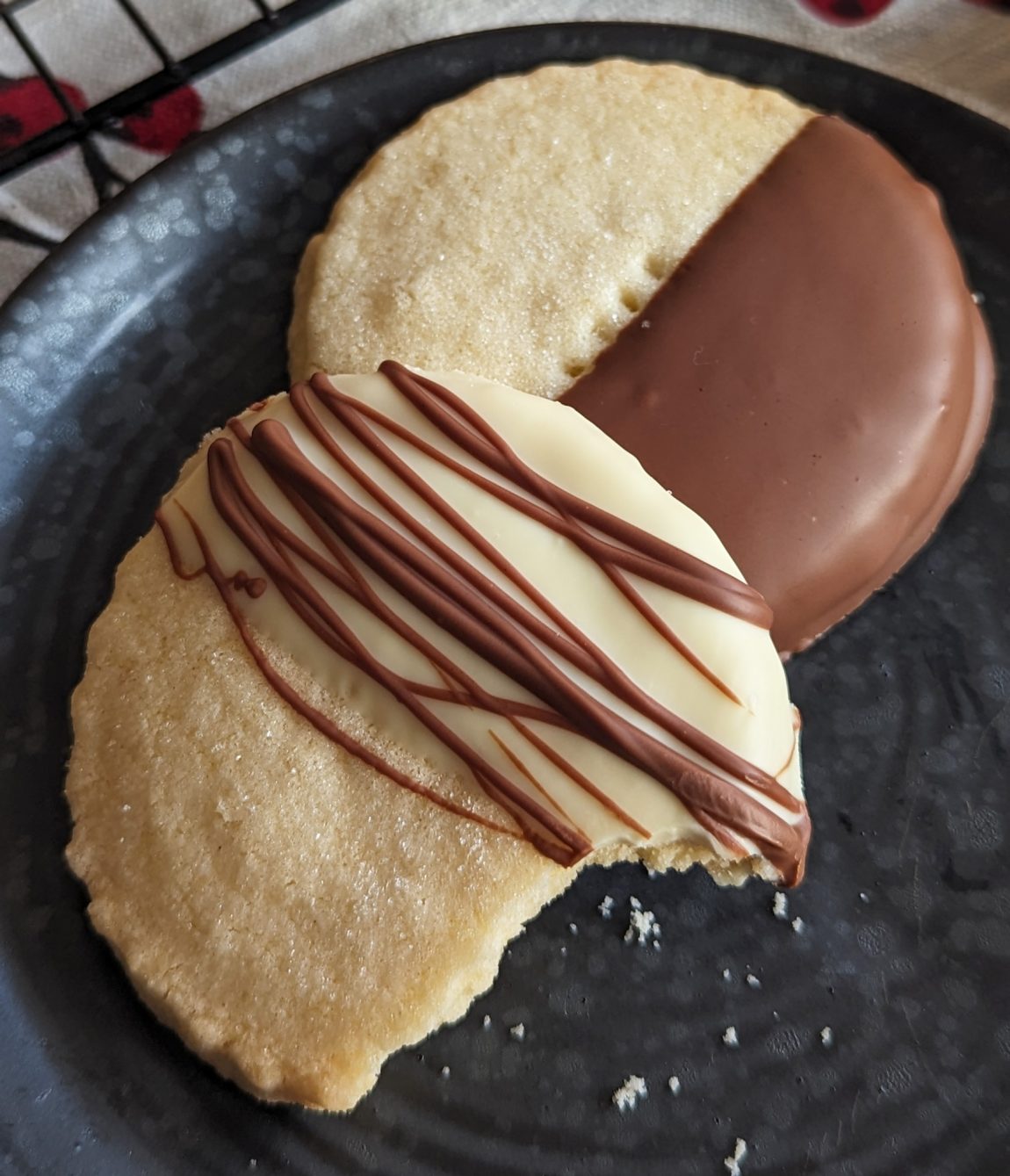 Gluten Free Chocolate-Dipped Shortbread